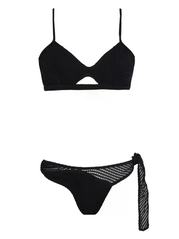 AMIR SLAMA X Jade Picon Bikini Set - Black