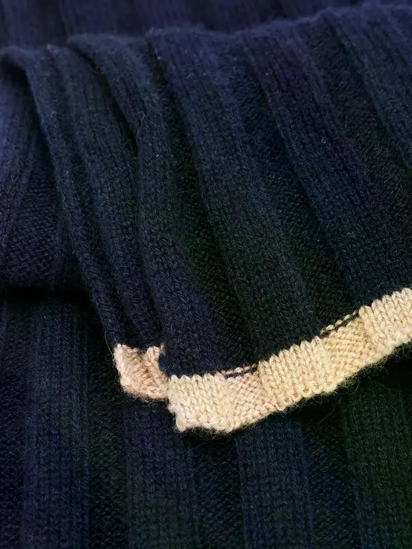 Brunello Cucinelli Ribbed Knit Scarf