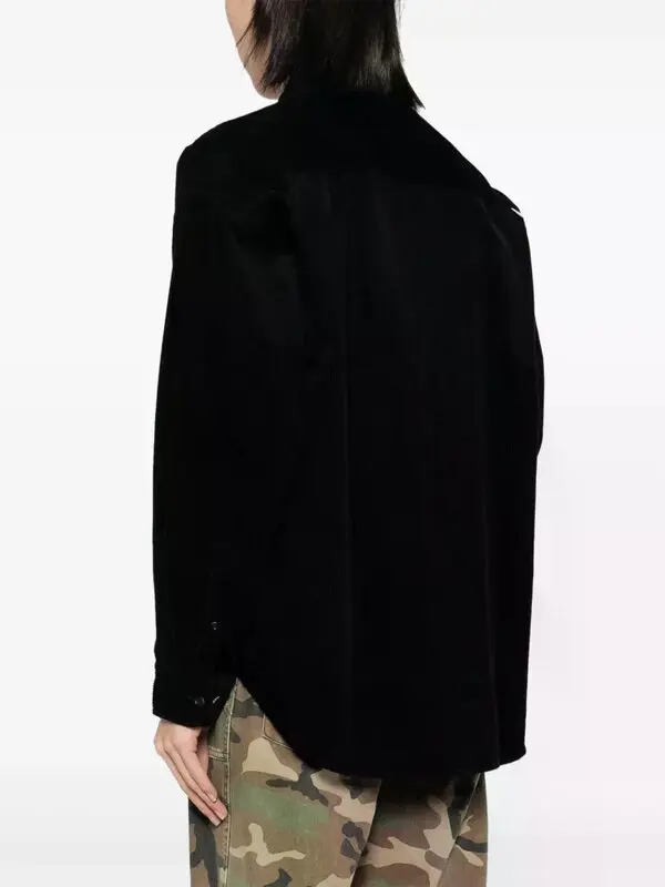 AAPE BY *A BATHING APE Logo-patch Corduroy Shirt