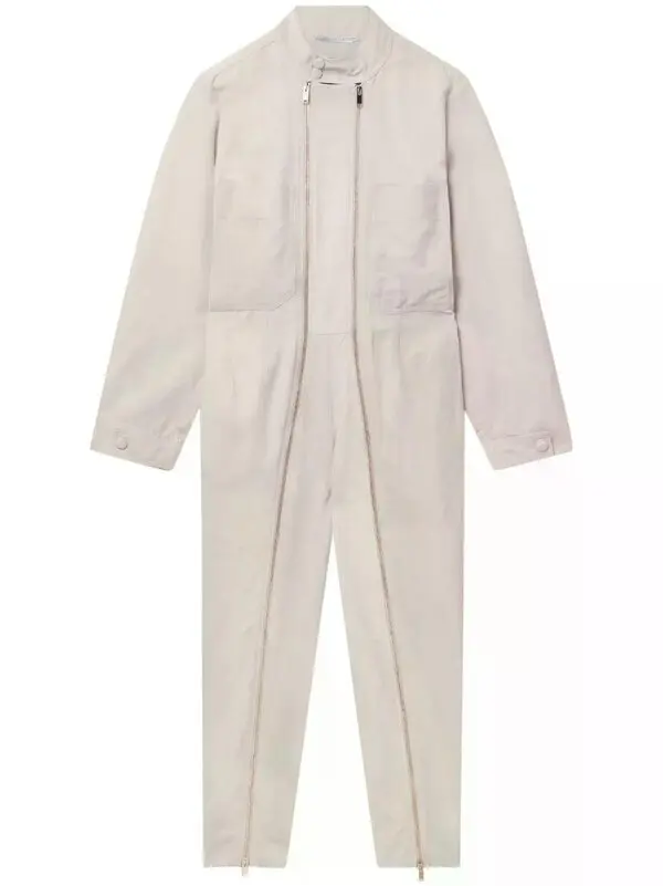 Stella McCartney Stella Iconics Zipped Jumpsuit - Neutrals