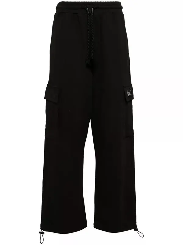 FIVE CM Logo-patch Cargo Track Pants
