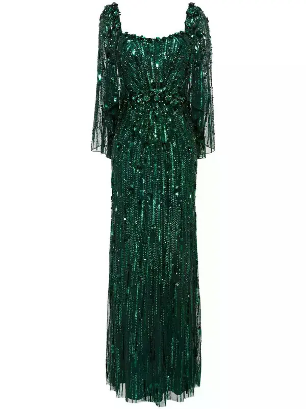 Jenny Packham Brightstar Sequin-embellished Gown