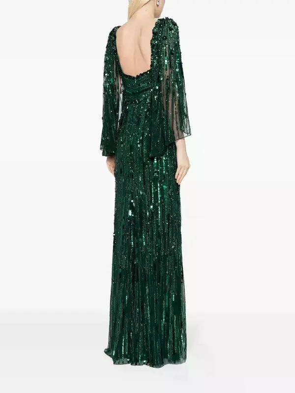 Jenny Packham Brightstar Sequin-embellished Gown