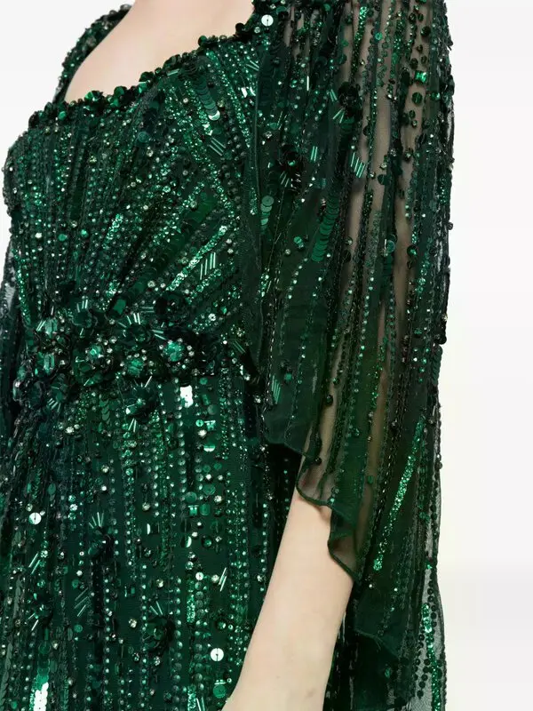 Jenny Packham Brightstar Sequin-embellished Gown