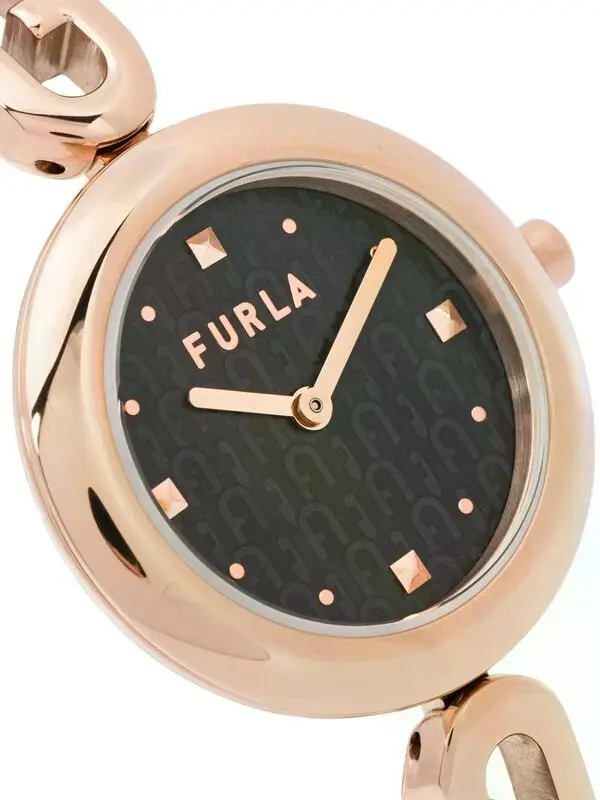 Furla Bangle 28mm Watch - Black