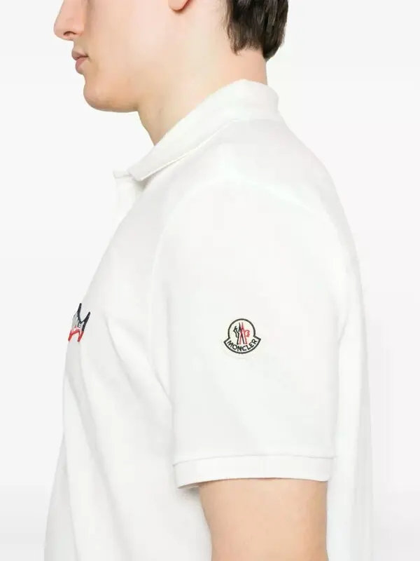 Moncler Logo-patch Polo Shirt