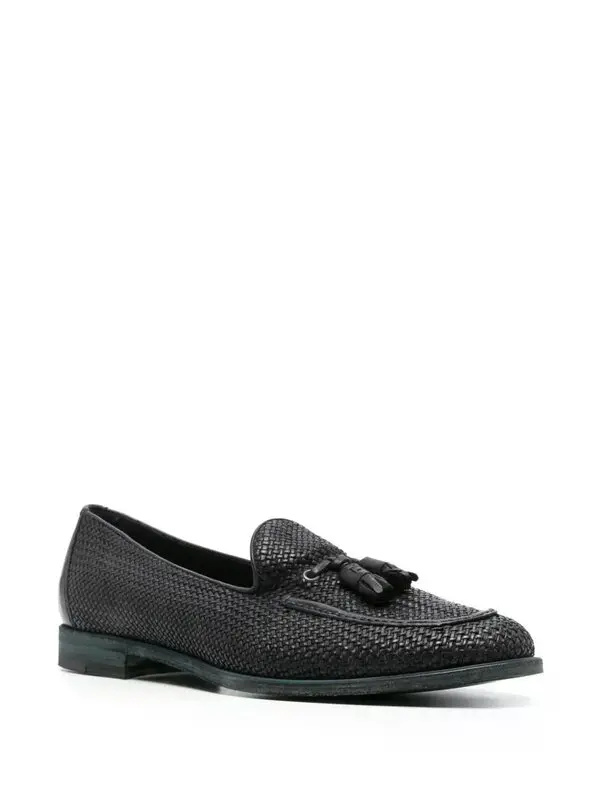 Fratelli Rossetti Interwoven Leather Loafers