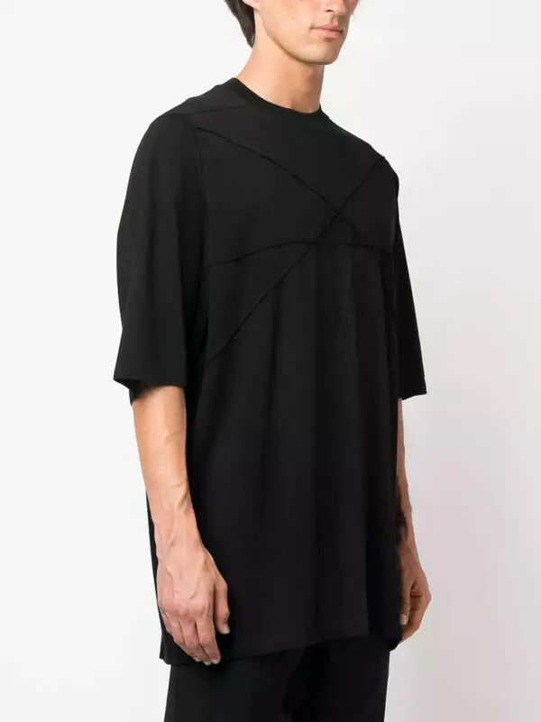 Rick Owens Jumbo Patchwork Organic Cotton T-shirt