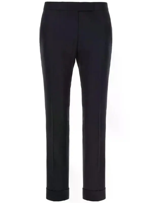 Thom Browne Cropped Tailored Trousers - Blue