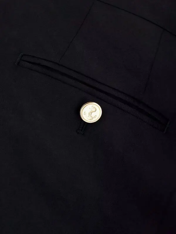Thom Browne Cropped Tailored Trousers - Blue