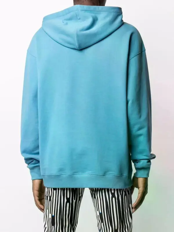 Moschino Graphic-print Relaxed Fit Logo Hoodie