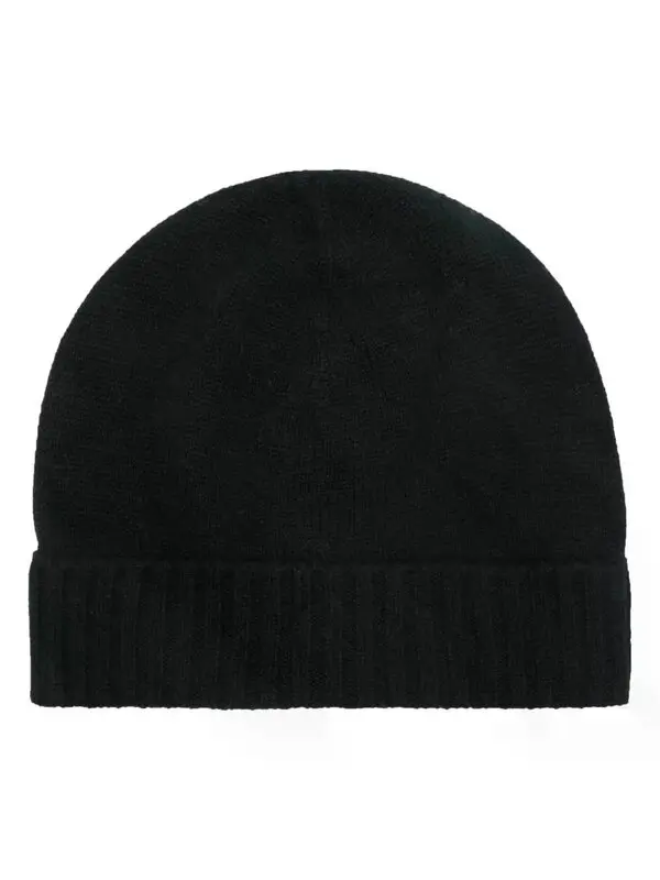 Le Kasha Fine-knit Beanie - Black