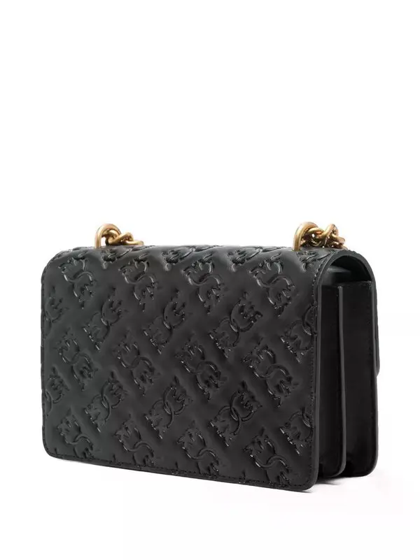 Pinko Mini Love One Crossbody Bag With Monogram Motif