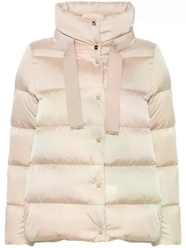 Herno Logo-plaque Puffer Jacket - Neutrals