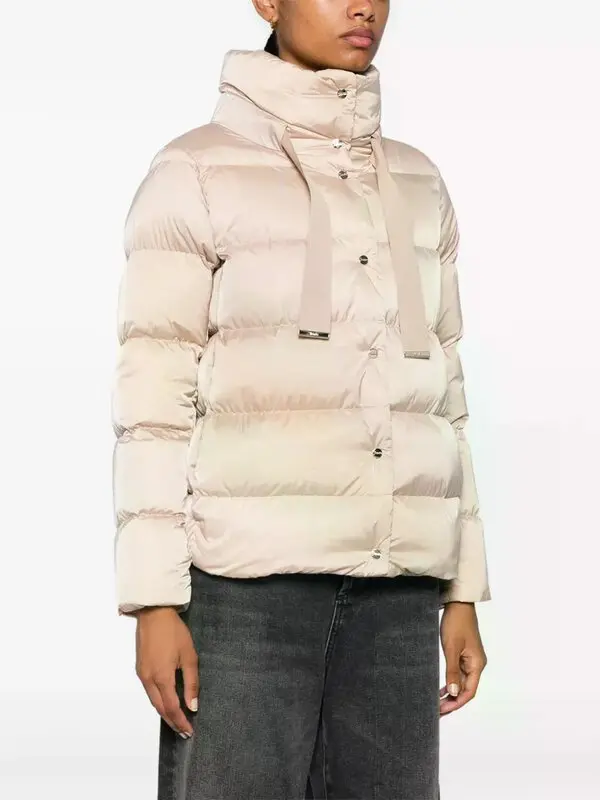 Herno Logo-plaque Puffer Jacket - Neutrals