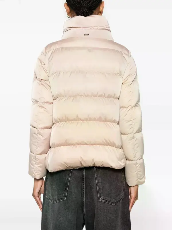 Herno Logo-plaque Puffer Jacket - Neutrals