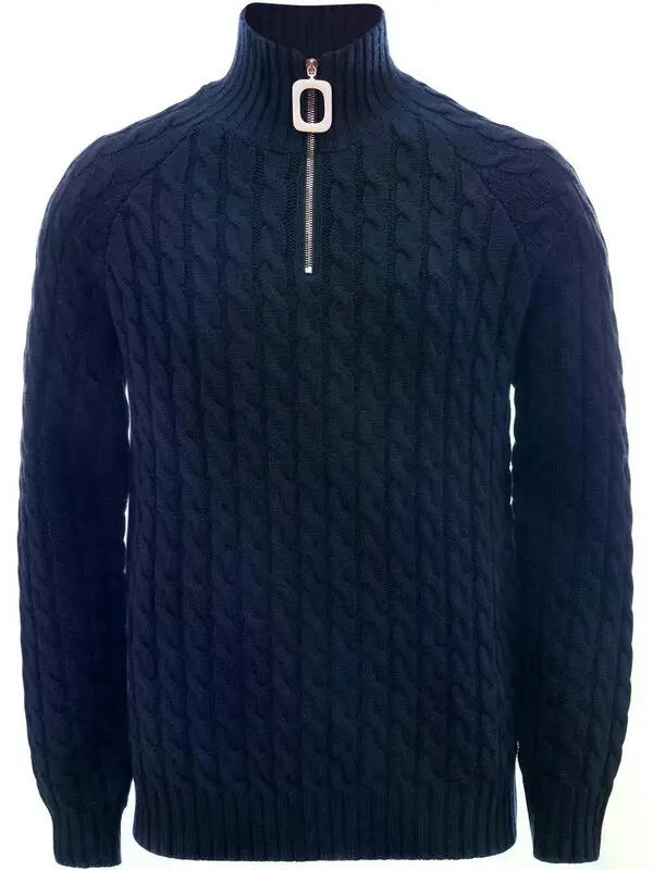 JW Anderson Henley Cable-knit Jumper