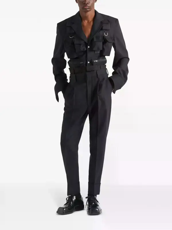 Prada Wool Tailored Trousers