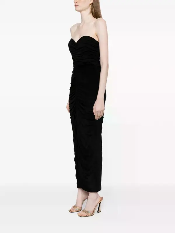 Costarellos Aveline Strapless Midi Dress