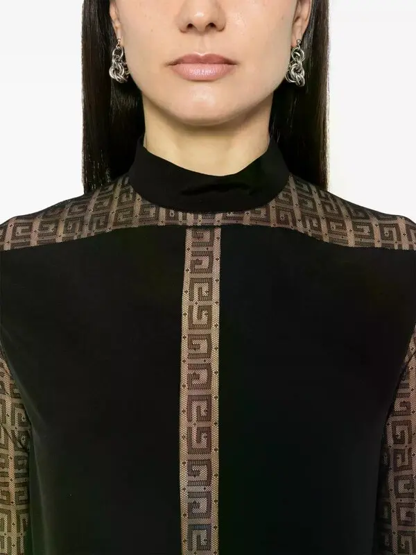 Givenchy 4g-pattern Silk Blouse