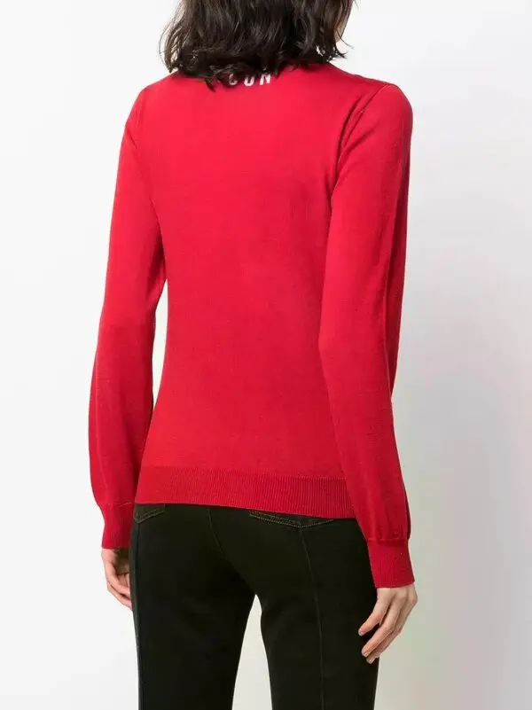 Dsquared2 Icon Dog Knitted Jumper