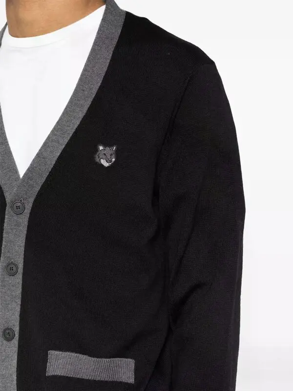 Maison Kitsuné Bold Fox Head Patch Cardigan