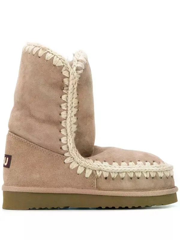 Mou Shearling-lined Suede Eskimo Boots