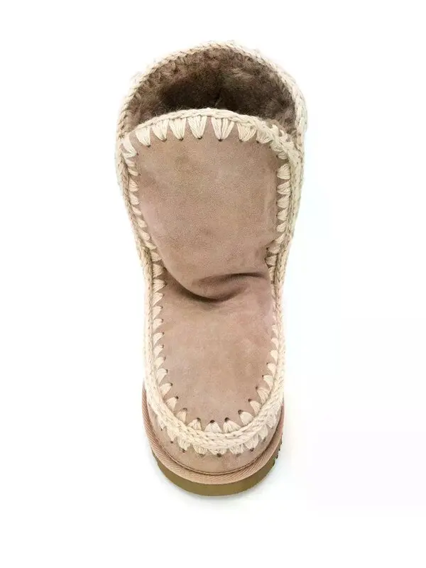 Mou Shearling-lined Suede Eskimo Boots