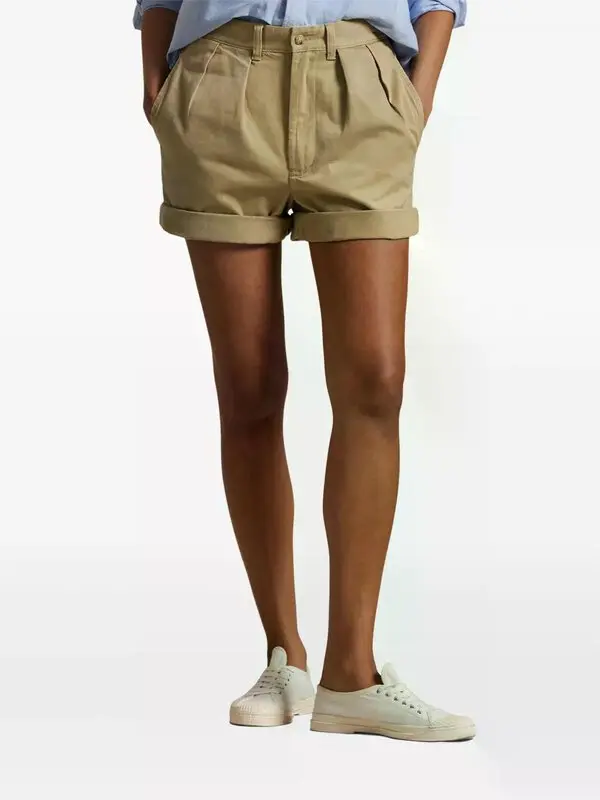 Polo Ralph Lauren Cotton Pleated Shorts