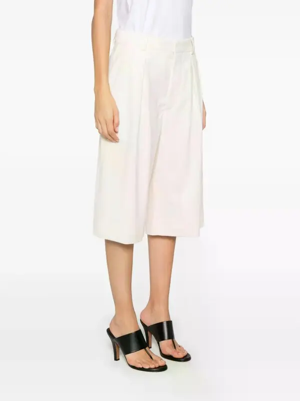 Wardrobe.NYC Low-waist Virgin Wool Canvas Shorts