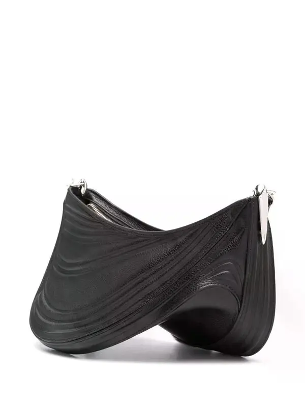 MUGLER Debossed Shoulder Bag