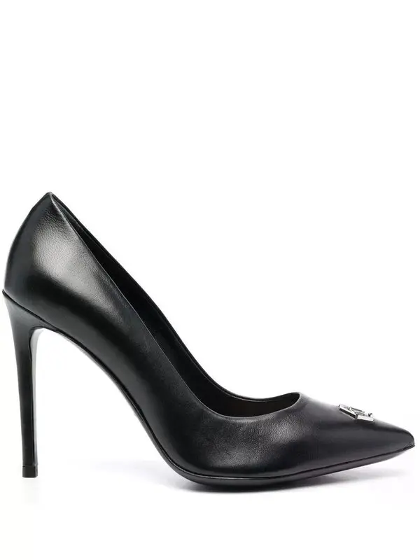 Philipp Plein Logo-plaque 100mm Heeled Pumps