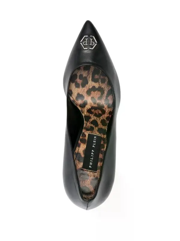 Philipp Plein Logo-plaque 100mm Heeled Pumps