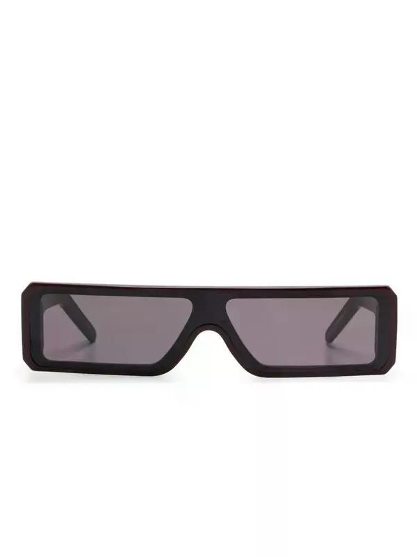 Rick Owens Geth Sunglasses - Red