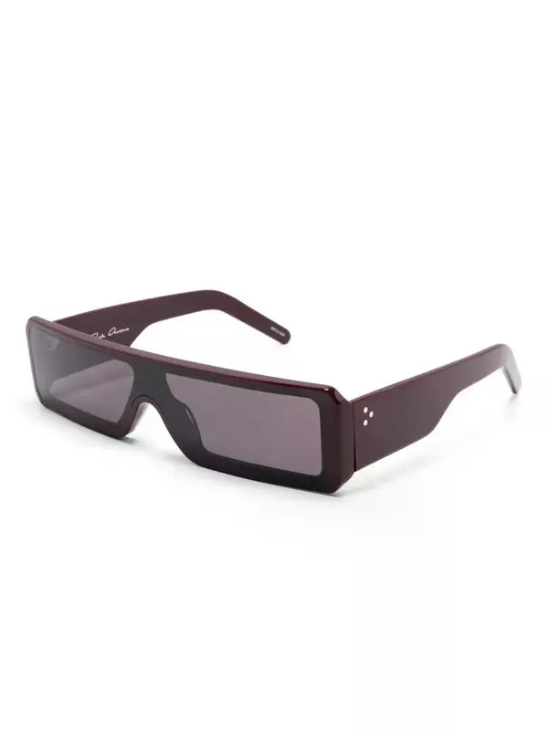 Rick Owens Geth Sunglasses - Red