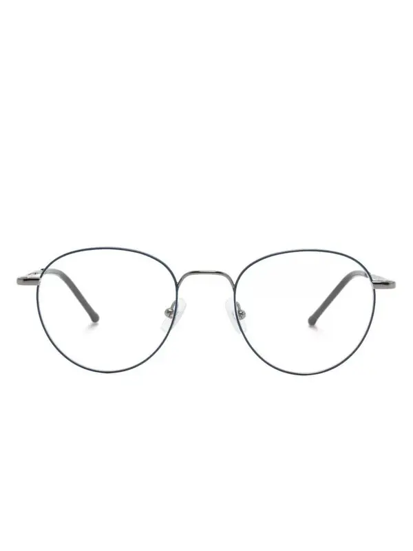 GIGI STUDIOS Portland Round Frame Glasses - Blue