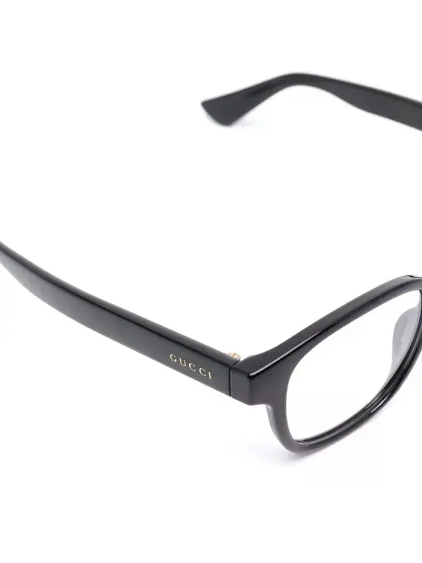 Gucci Round-frame Logo Glasses