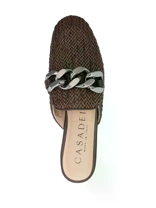 Casadei Chain-detail Slip-on Mules