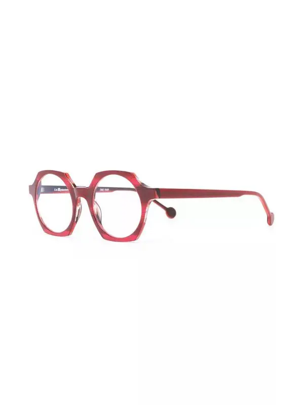 L.A. EYEWORKS Geometric-frame Glass Frames