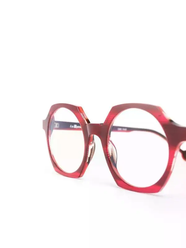 L.A. EYEWORKS Geometric-frame Glass Frames