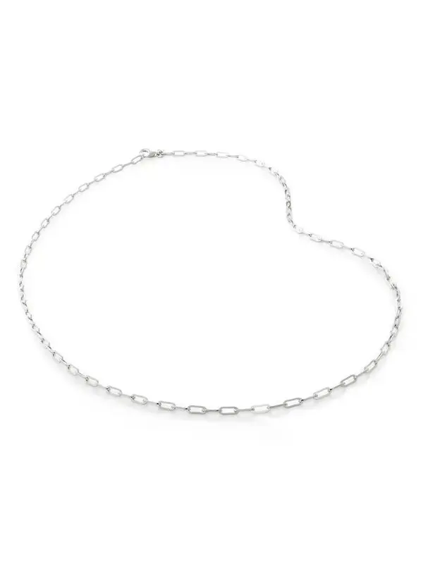 Monica Vinader Recycled Sterling Paperclip Chain Necklace - Silver