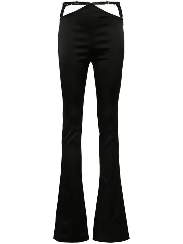 Attico Cut-out Flared Trousers