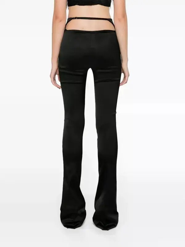 Attico Cut-out Flared Trousers