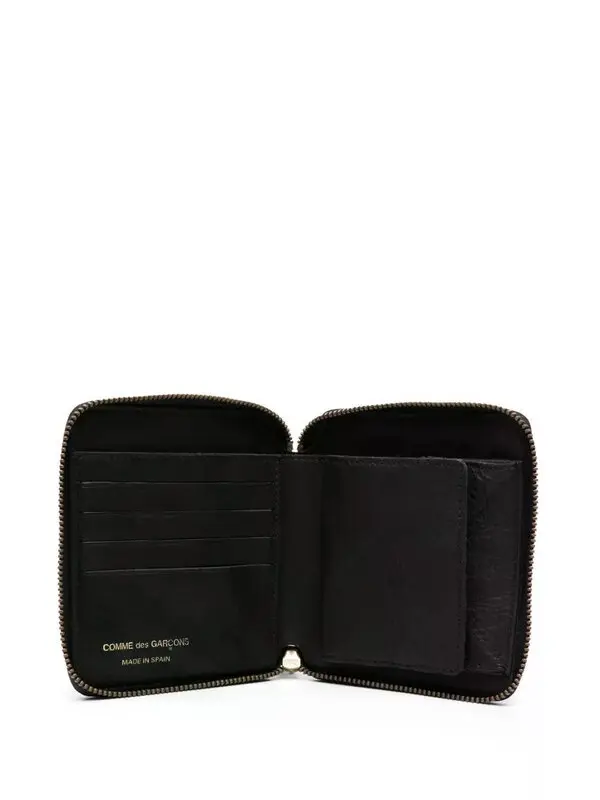 Comme Des Garçons Logo-stamp Leather Wallet