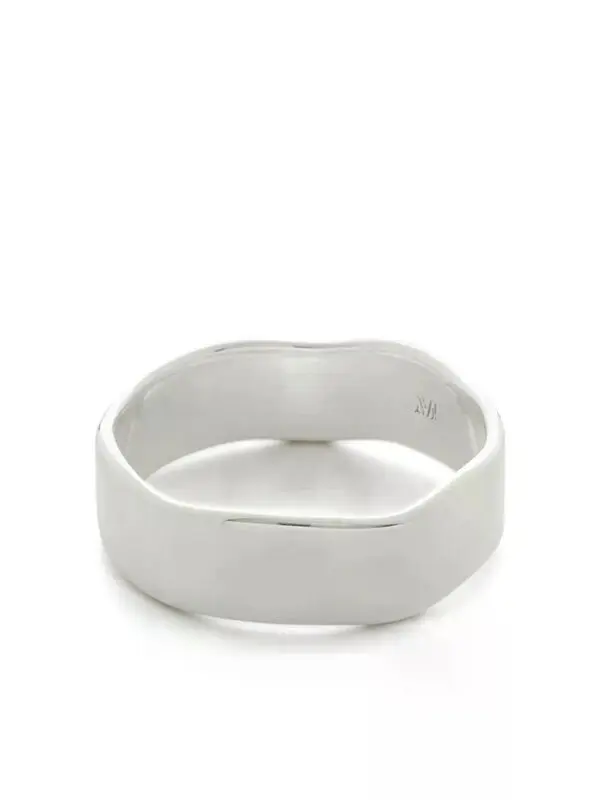 Monica Vinader Siren Muse Band Ring - Silver