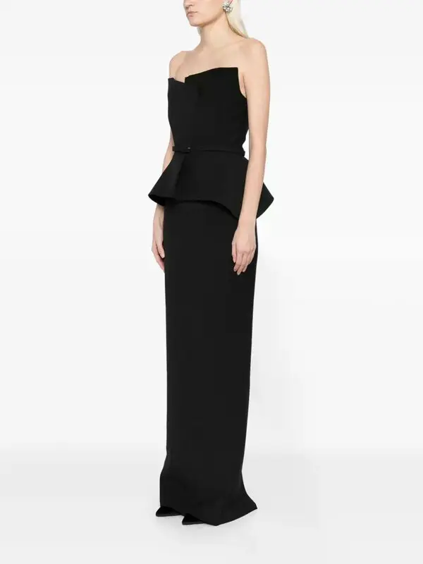 Roland Mouret Draped Crepe Gown