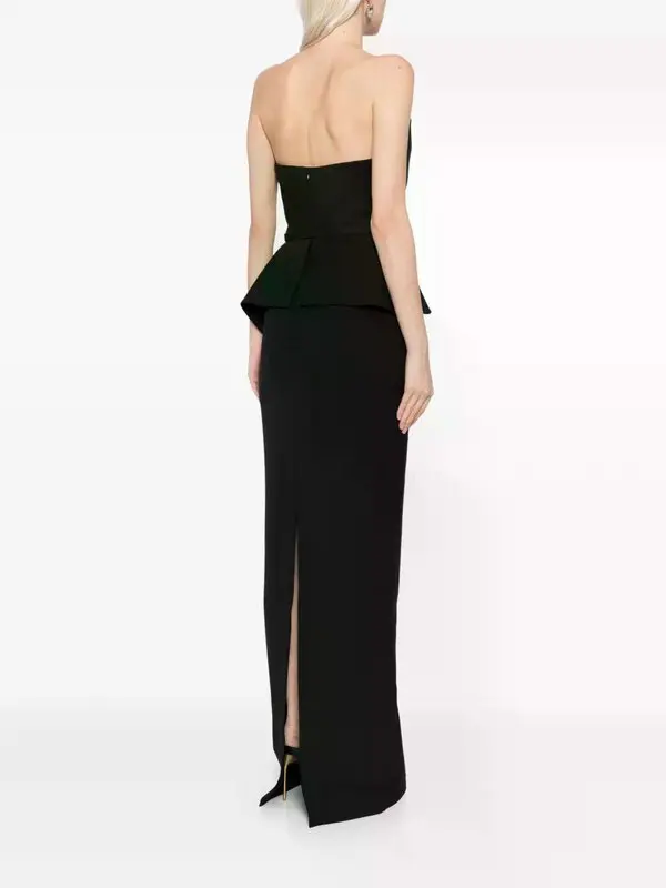 Roland Mouret Draped Crepe Gown