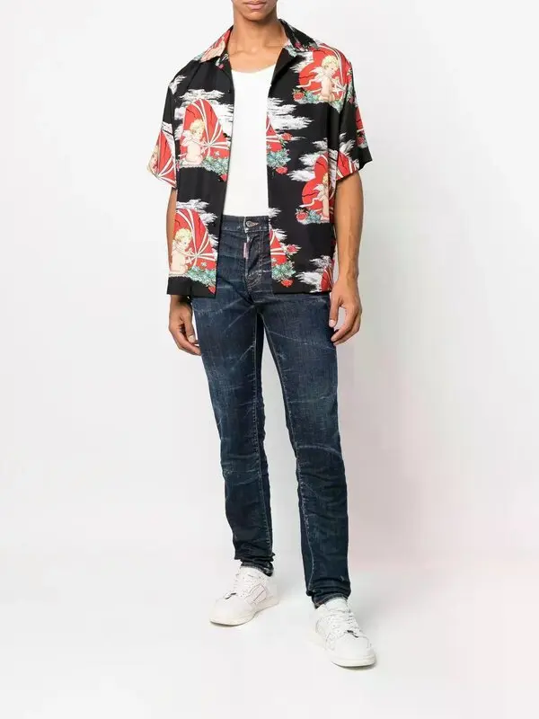 Dsquared2 Logo-patch Skinny-cut Jeans