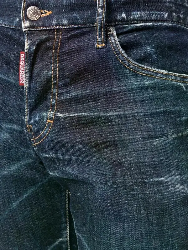 Dsquared2 Logo-patch Skinny-cut Jeans