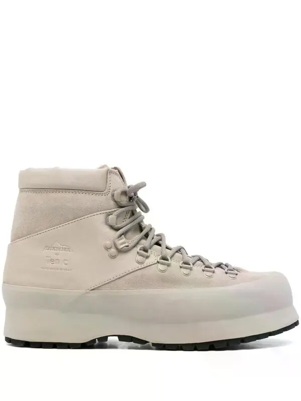TEN C Anterselva Lace-up Suede Boots